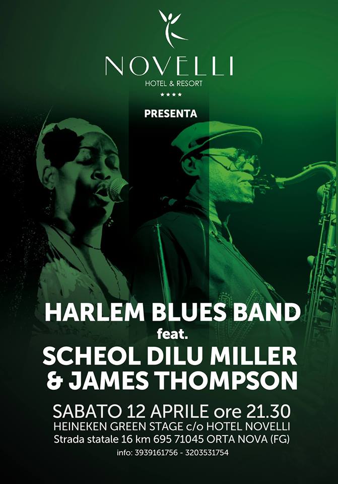 Sabato l’Harlem Blues Band all’Heineken Green Stage con Scheol Dilu ...